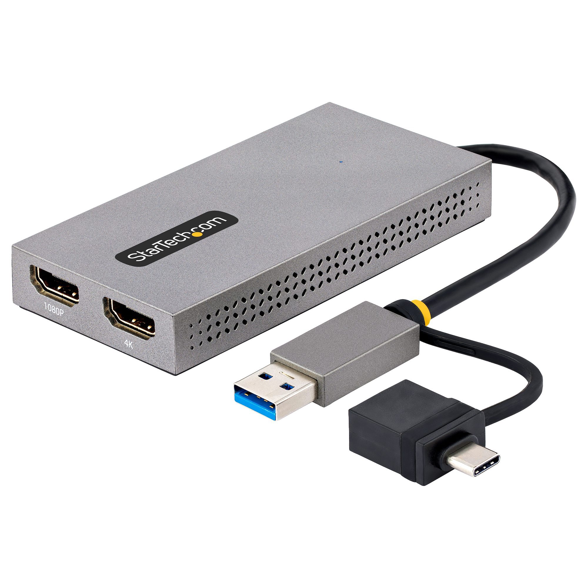 Startech 107B-USB-HDMI USB to Dual HDMI Adapter 4K30Hz + 1080p |DeviceDeal