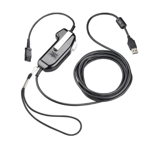 Poly SHS 2626-14 USB Push-to-Talk Secure Voice Headset Adapter 92626-14 ...