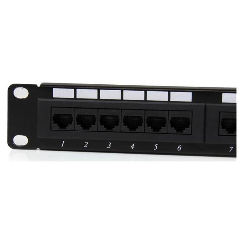 StarTech 1U 24 port Network Patch Panel 110 Rack Mount Patch Panel C6PANEL24