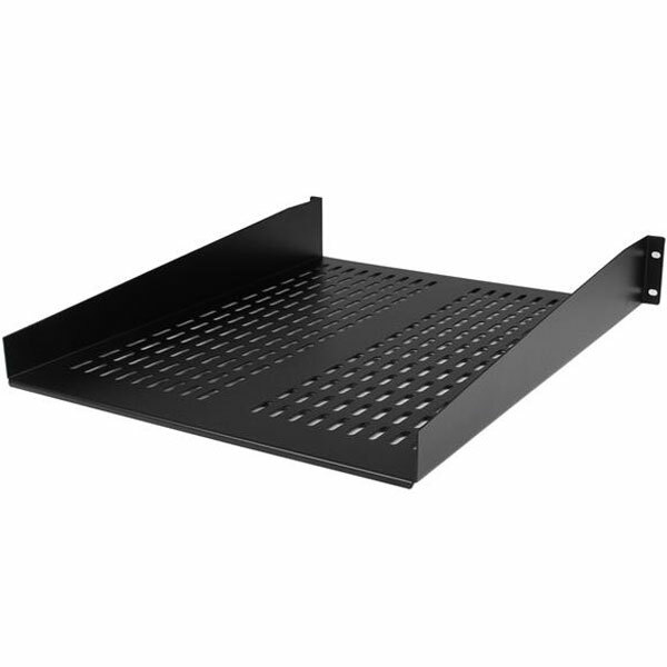 StarTech 2U 22" Vented Fixed Rack Mount Shelf CABSHELF22V