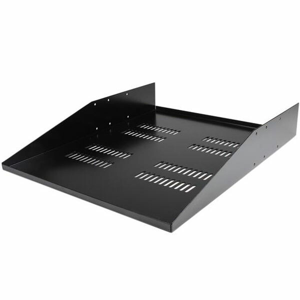 StarTech 2U Vented 2 Post Server Rack Shelf CABSHF2POSTV