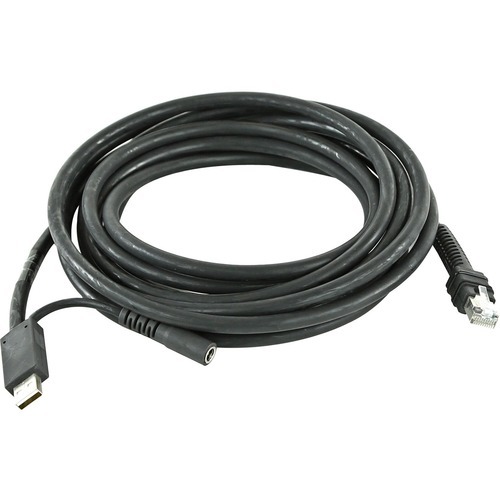 Zebra SHIELDED USB CABLE 4.6M STRGHT CABL SER A CONNECTOR 12V POWER ...