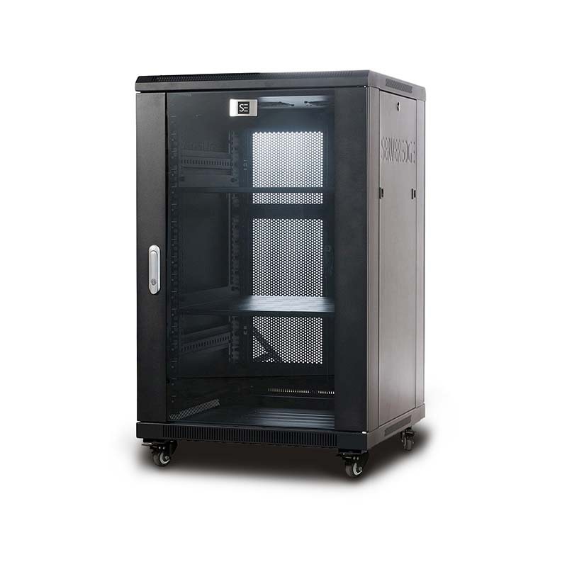 SERVEREDGE 18RU Fully Assembled Free Standing Server Cabinet | DeviceDeal