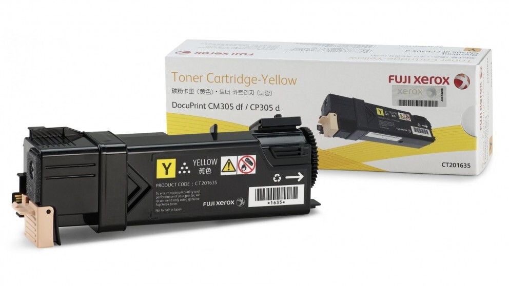 Fuji Xerox YELLOW TONER FOR DPCP305D / DPCM305DF 3K PAGE YIELD CT201635