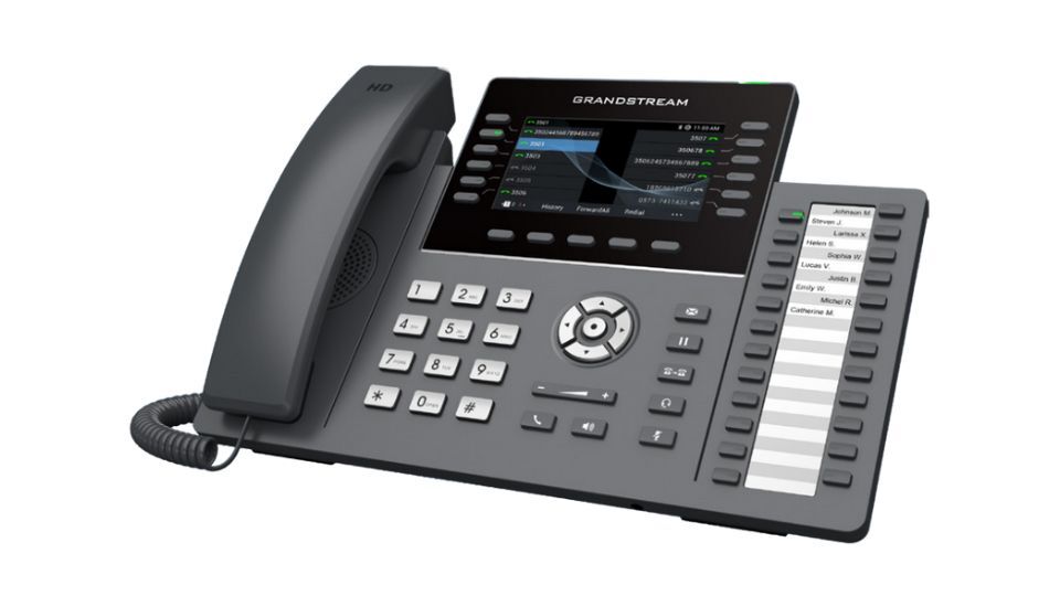 Grandstream GRP2636 6+6 lines, Gigabit, WF/BT, Colour Screen, 24 paper ...