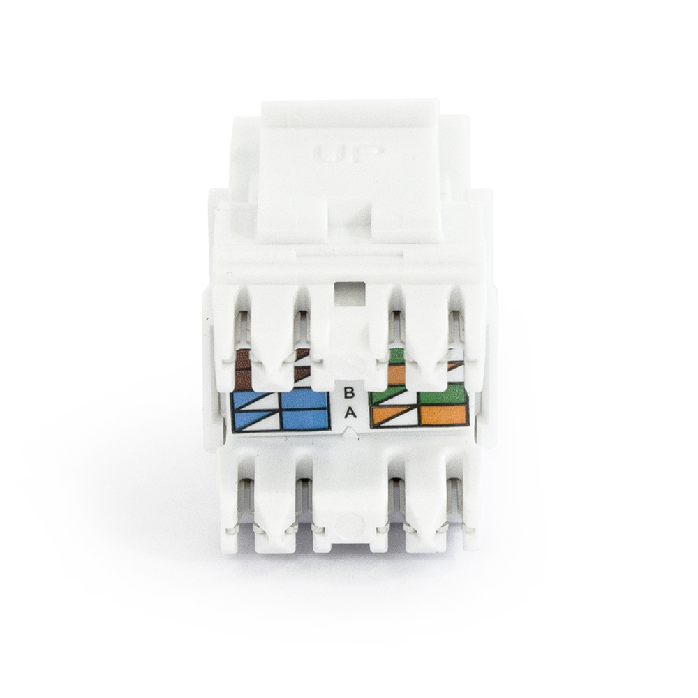 SERVEREDGE Universal Cat6A UTP RJ45 Modular Keystone Jack - QUICK TOOL ...