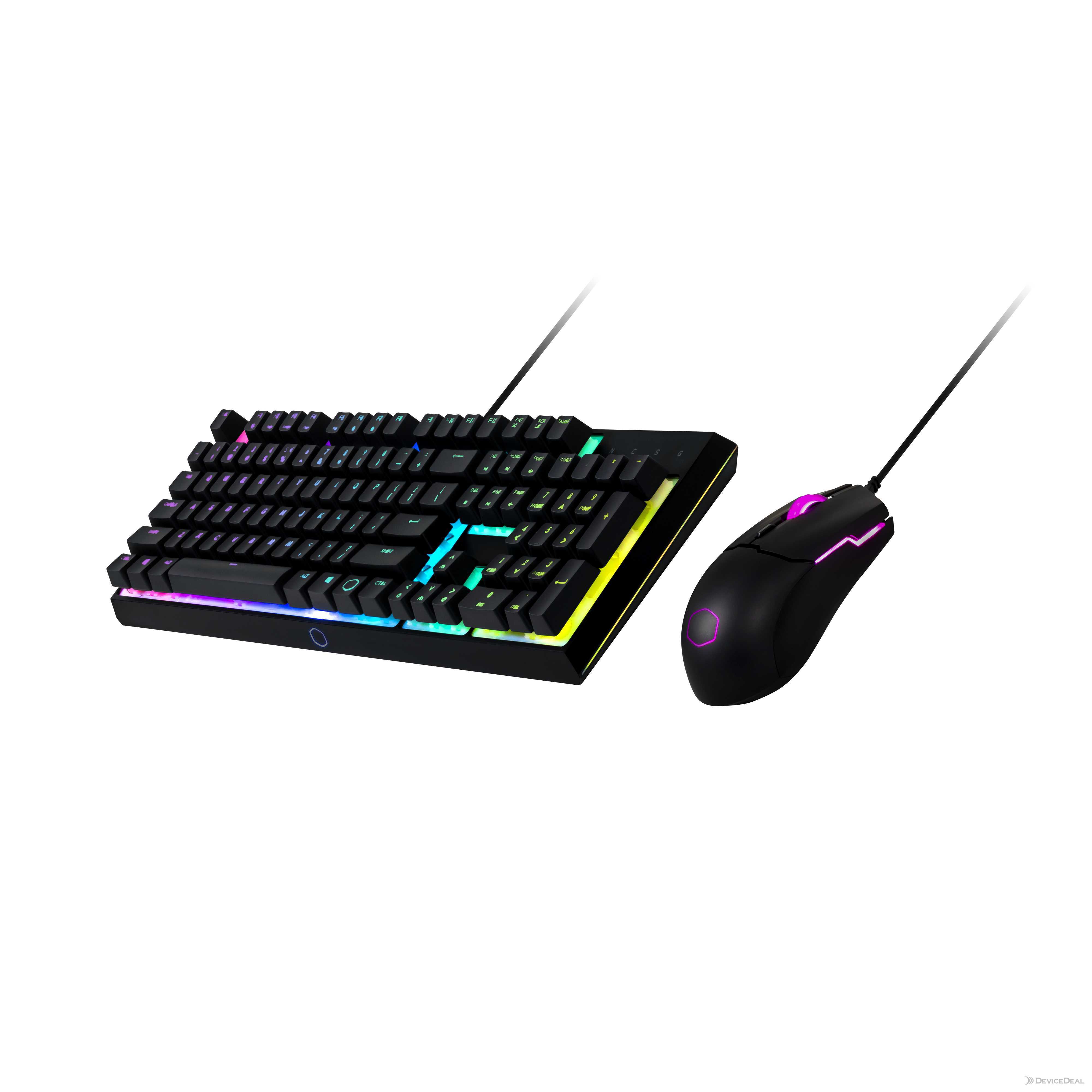 Cooler Master Ms110 Rgb Gaming Keyboard And Mouse Combo Ms 110 Kkmf1 Us