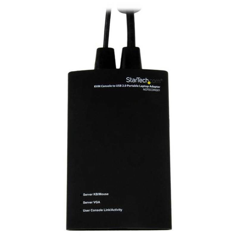 StarTech KVM Console to USB 2.0 Portable Laptop Crash Cart Adapter ...