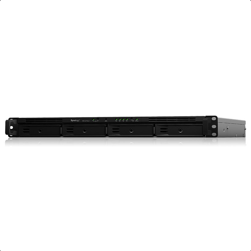 Synology RackStation RS1619xs+ 4 Bay 1U Diskless Scalable NAS Xeon Quad ...