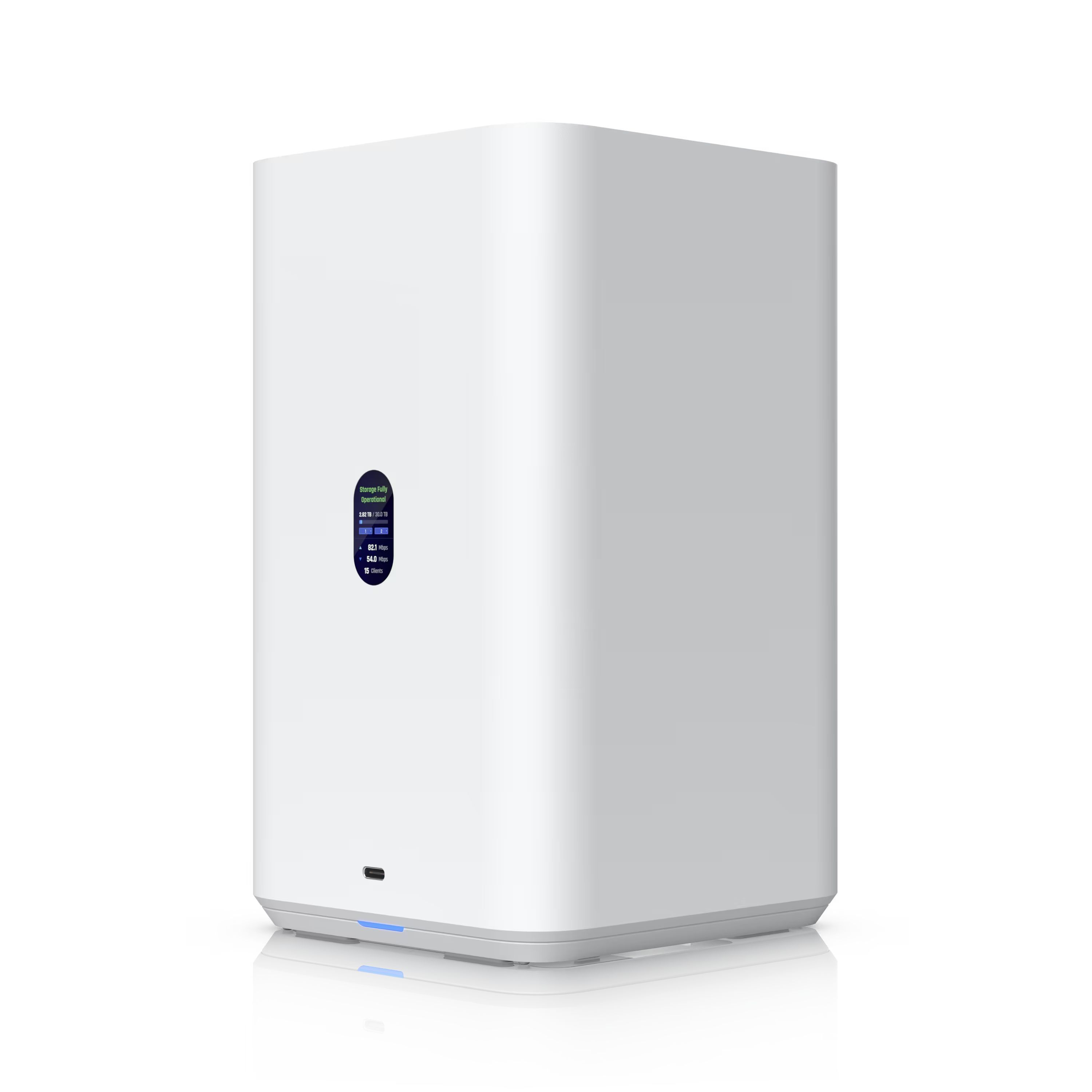 Ubiquiti UNAS-2-W (2) 3.5" HDD drive bays USB-C connectivity UniFi NAS ...