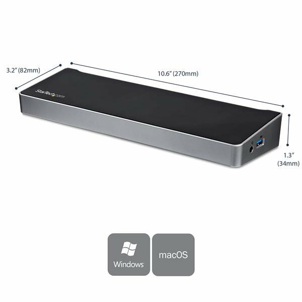 StarTech Triple Monitor USB 3.0 Docking Station - Mac & Windows ... StarTech Triple Monitor USB 3.0 Docking Station - Mac & Windows ...