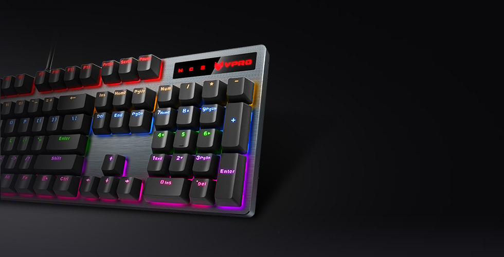 RAPOO V500pro Backlit Mechanical Gaming Keyboard,entry level Mechanical ...