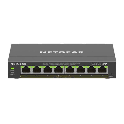 Netgear GS308EPP 8-Port Gigabit Ethernet PoE+ Plus Switch |DeviceDeal