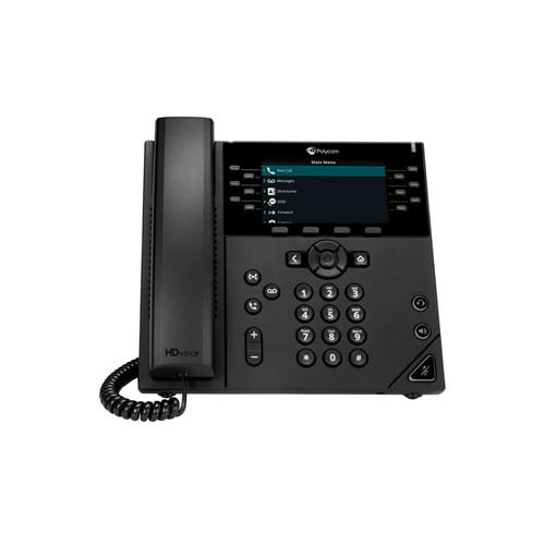 POLY/POLYCOM/PLANTRONICS VVX 450 Business IP Phone 2200-48840-025 ...