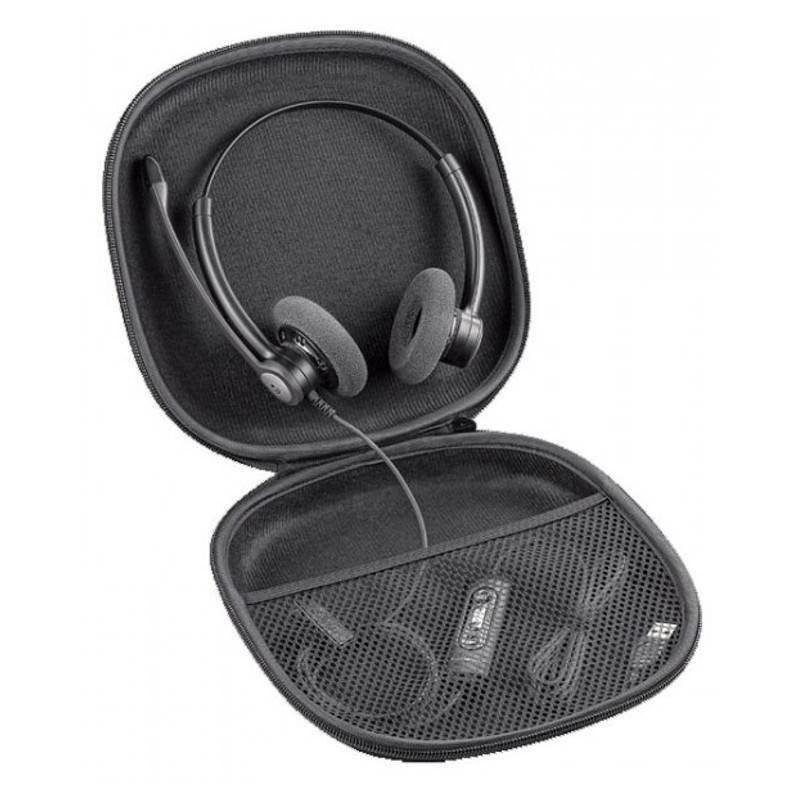 Plantronics Travel Case for Entera HW111N-USB/HW121N-USB/Blackwire C610 ...