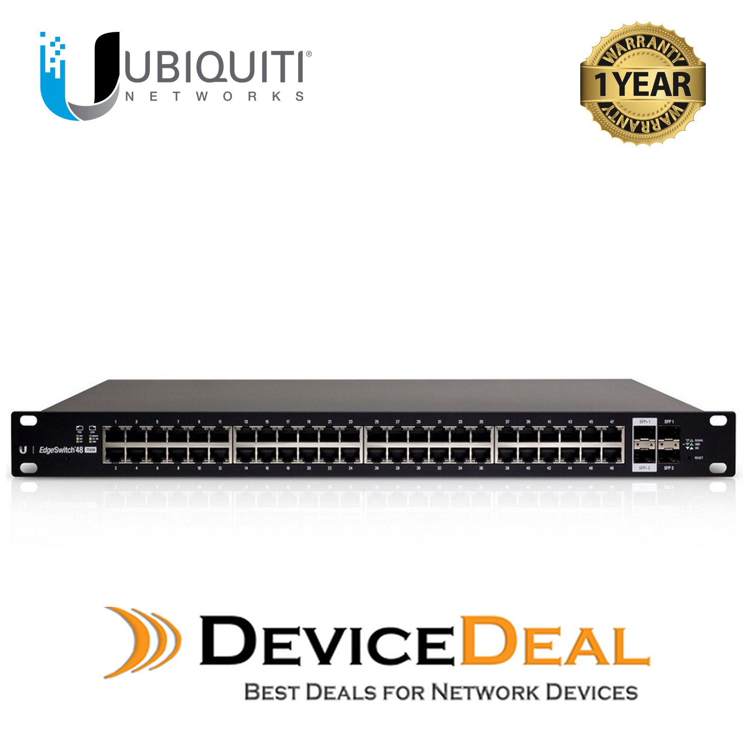 Ubiquiti Networks EdgeSwitch ES-48-LITE 48 Port Gigabit Rackmountable Switch