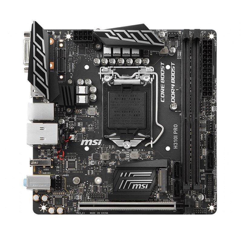 MSI H310I PRO LGA 1151 Mini-ITX Motherboard H310I PRO