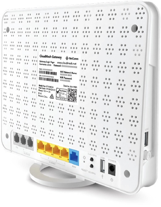 Netcomm Nl19mesh Wifi 5 Modem Router Devicedeal