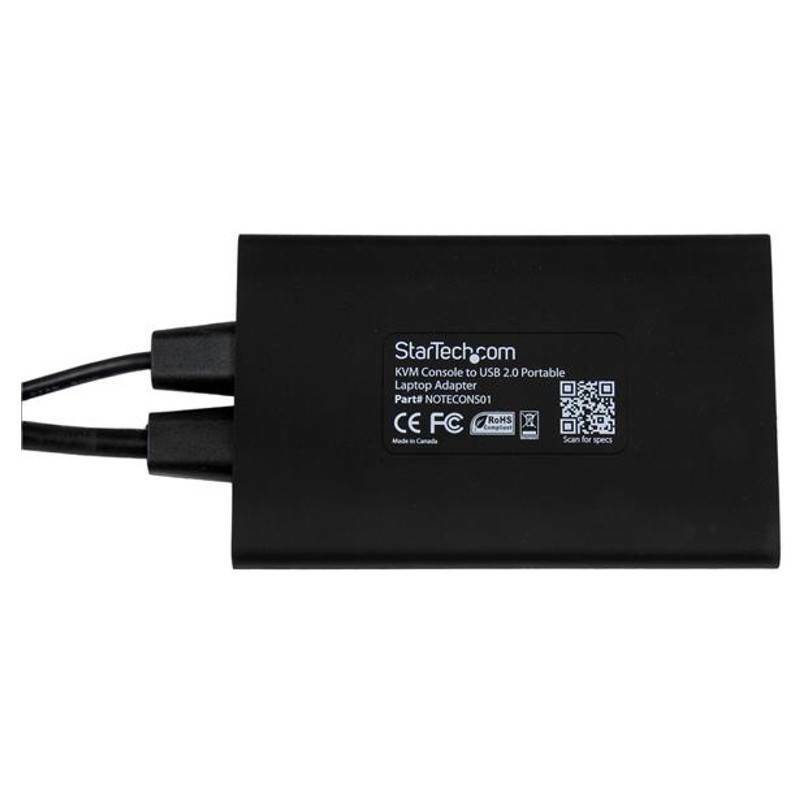 StarTech KVM Console to USB 2.0 Portable Laptop Crash Cart Adapter ...