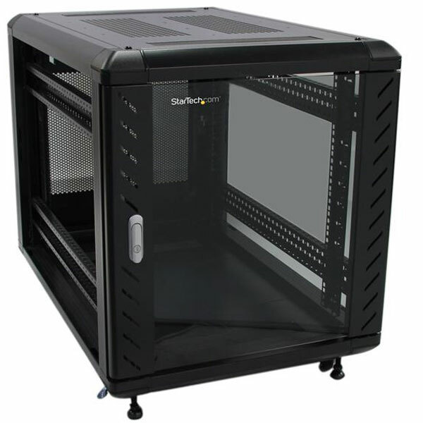 StarTech 12U 315cm Knock-Down Server Rack Cabinet RK1236BKF