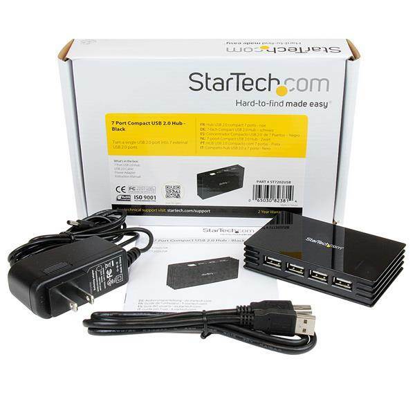 StarTech 7 Port USB 2.0 Hub ST7202USB StarTech 7 Port USB 2.0 Hub ST7202USB