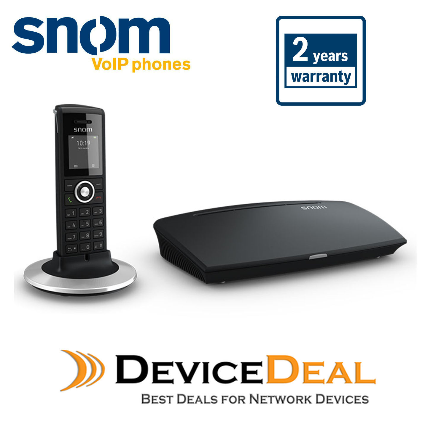 Snom M325 DECT Phone & Base Station