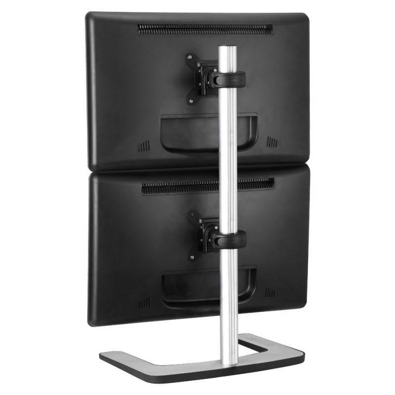 Atdec Visidec VFS-DV Freestanding LCD Monitor Stand for Dual Monitors ...