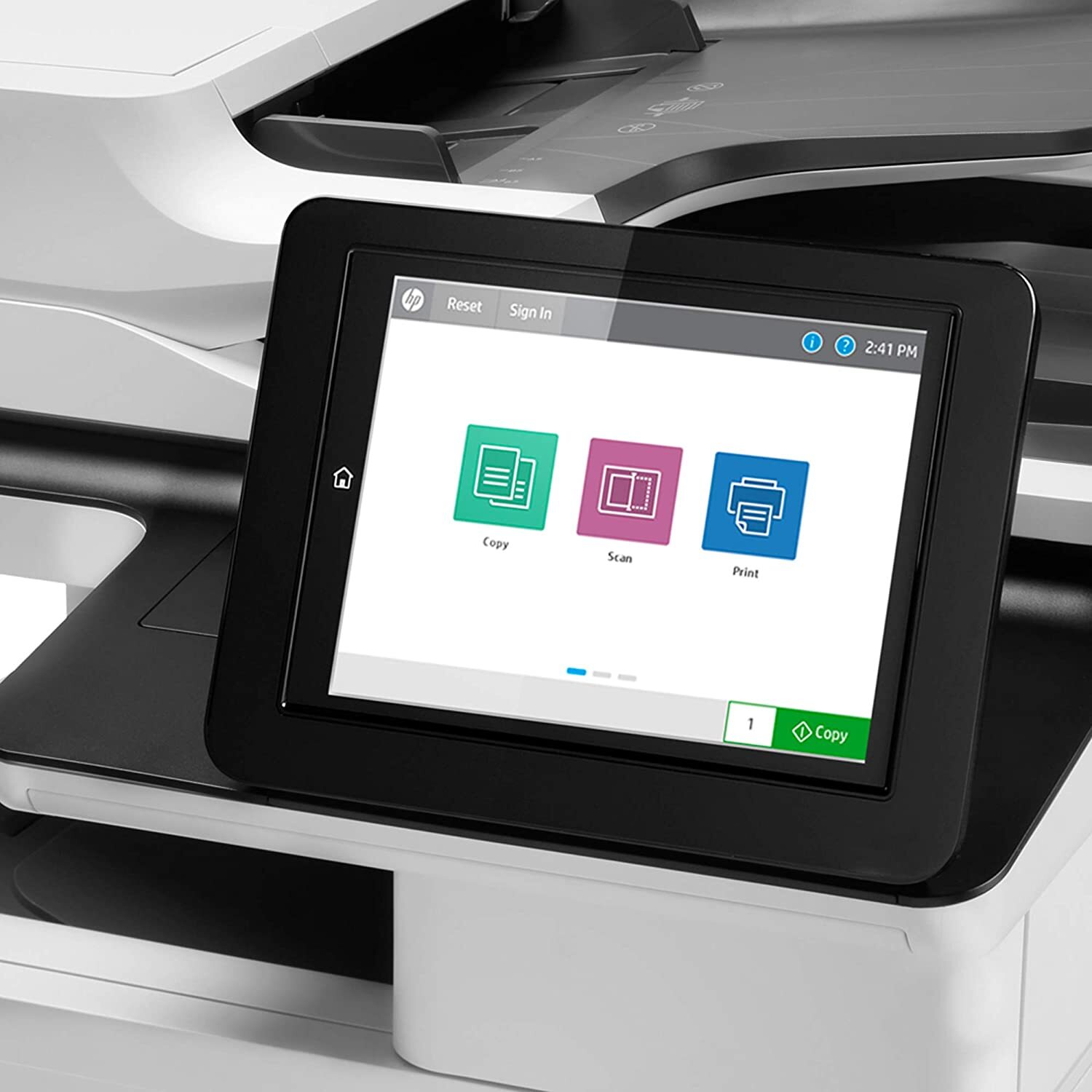 HP LaserJet Enterprise MFP M635fht Mono Multifunction Printer | DeviceDeal