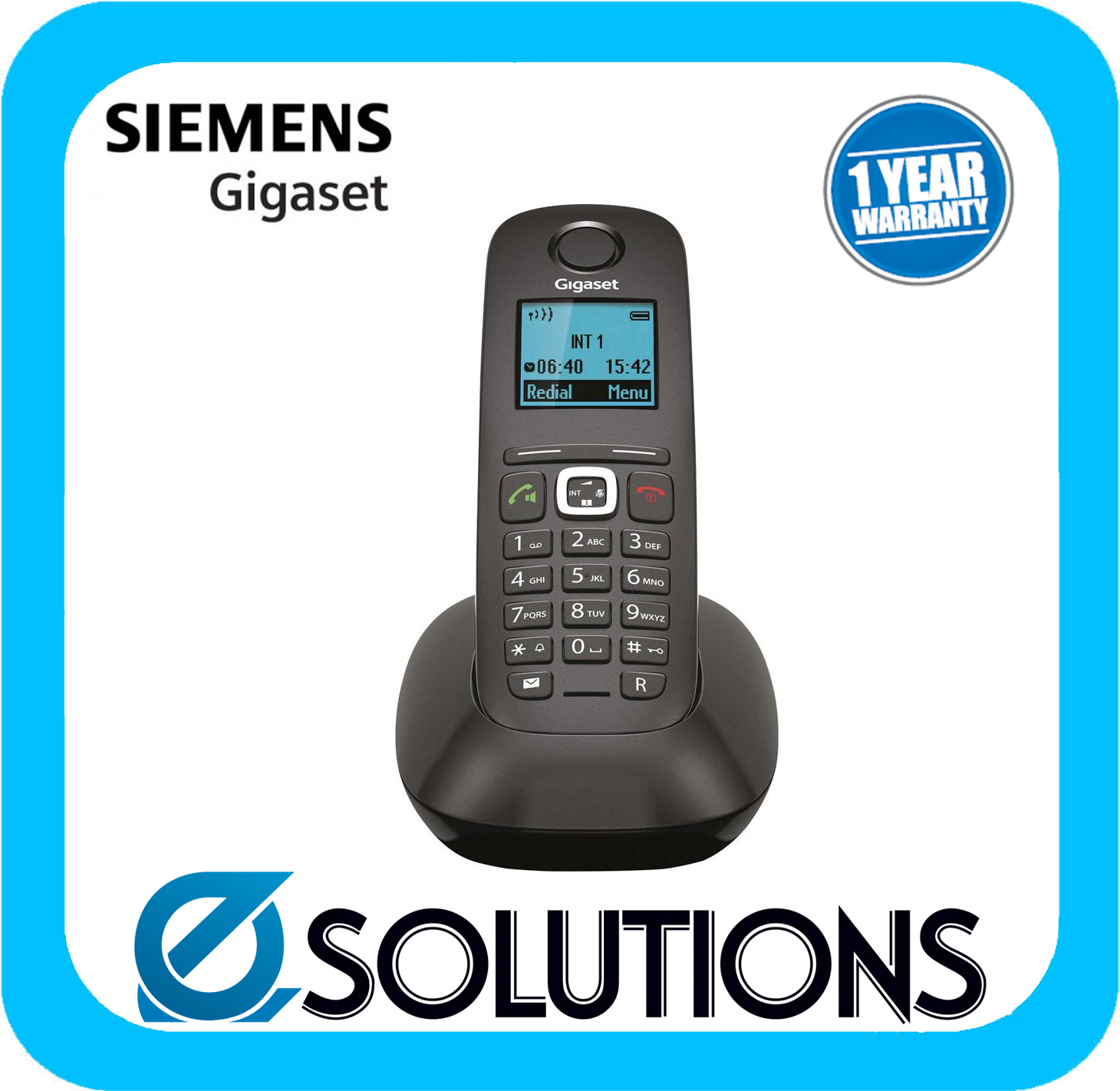 Siemens Gigaset A540 Cordless ECO Mode+ DECT Analog Phone