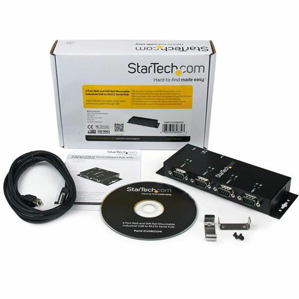 StarTech USB to 4-Port Straight-Through RS232 Serial Adapter ICUSB2324I StarTech USB to 4-Port Straight-Through RS232 Serial Adapter ICUSB2324I