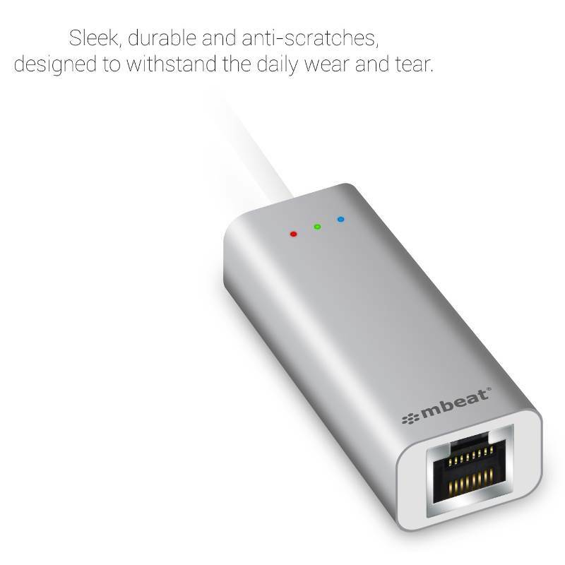 Mbeat USB 3.0 Gigabit LAN Adaptor For PC, Mac and Laptop - MB-USB-LAN ...