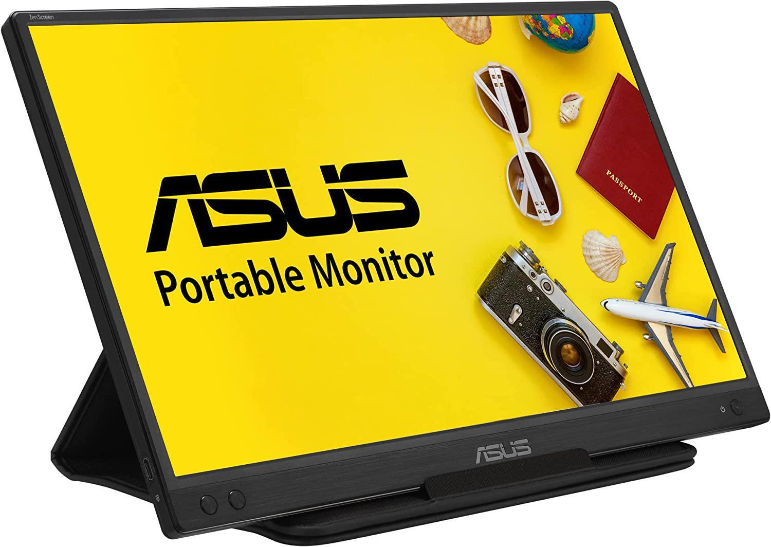 ASUS MB166C ZenScreen 15.6" 1080P Portable USB Monitor (MB166C) - USB-C ...