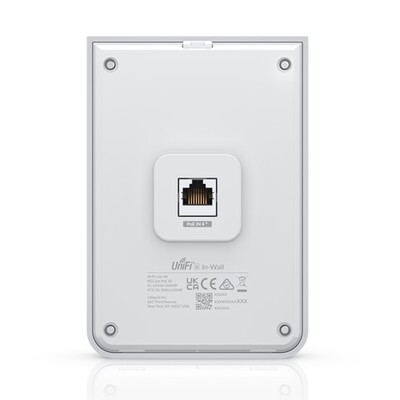 Ubiquiti U6-IW UniFi Wi-Fi 6 Wall-mounted access point with a built-in ...