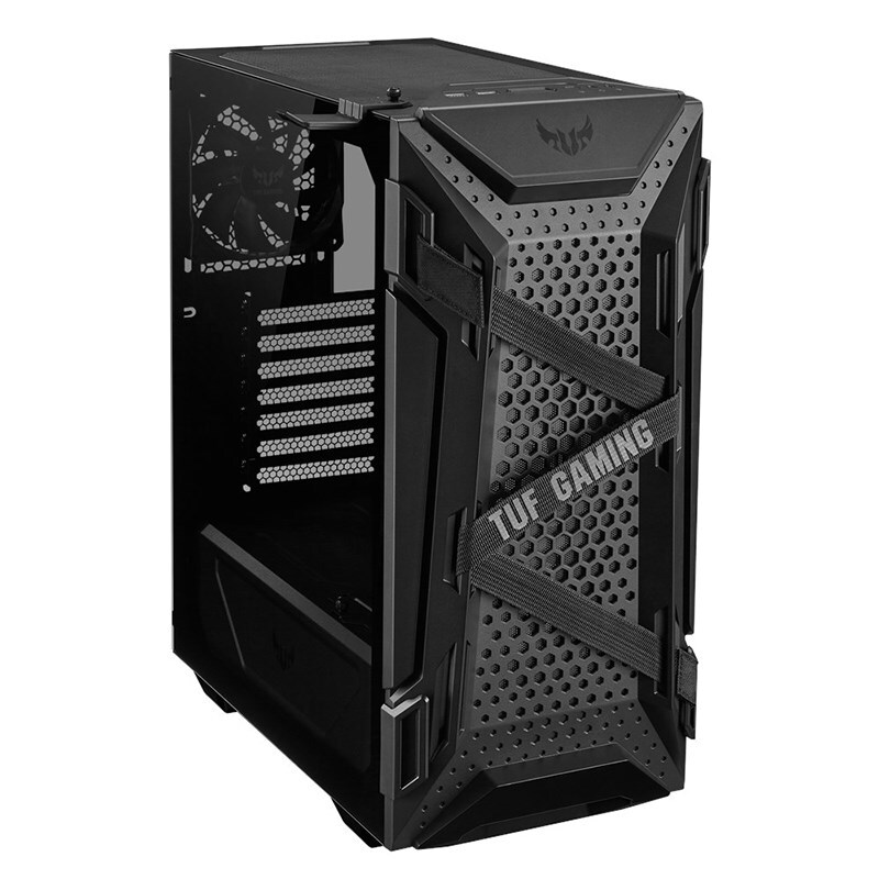 ASUS TUF Gaming GT301 RGB Tempered Glass Mid-Tower ATX Case GT301 TUF ...