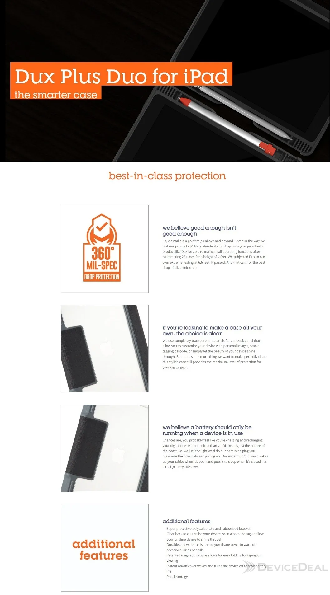 STM DUX PLUS DUO (IPAD 9TH/8TH/7TH GEN) AP - BLACK - STM-222-236JU-01 |DeviceDeal