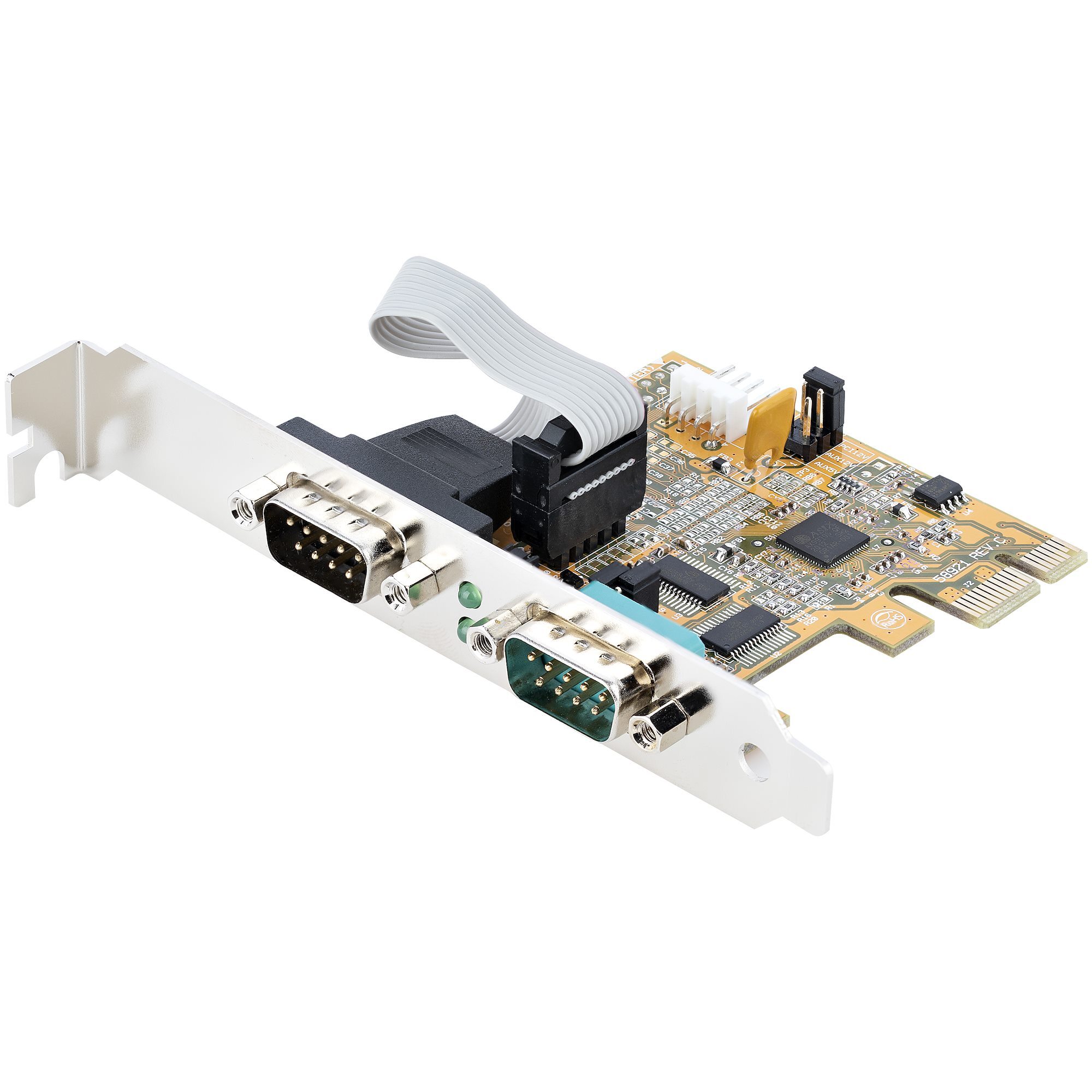 Startech 21050-PC-SERIAL-CARD PCIe dual serial port card - 16C1050 UAR ...