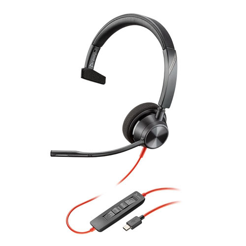 Poly Blackwire 3310 USB-C Wired Monaural Headset 213929-01 |DeviceDeal