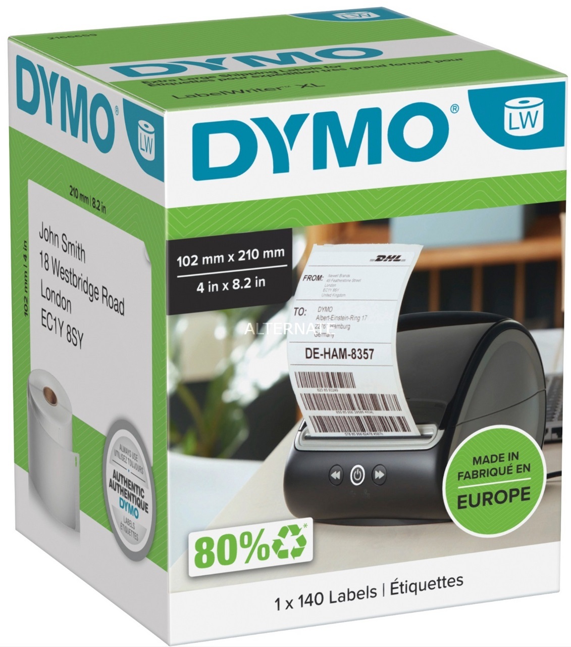 Dymo LW Labels DHL 102X210mm |DeviceDeal