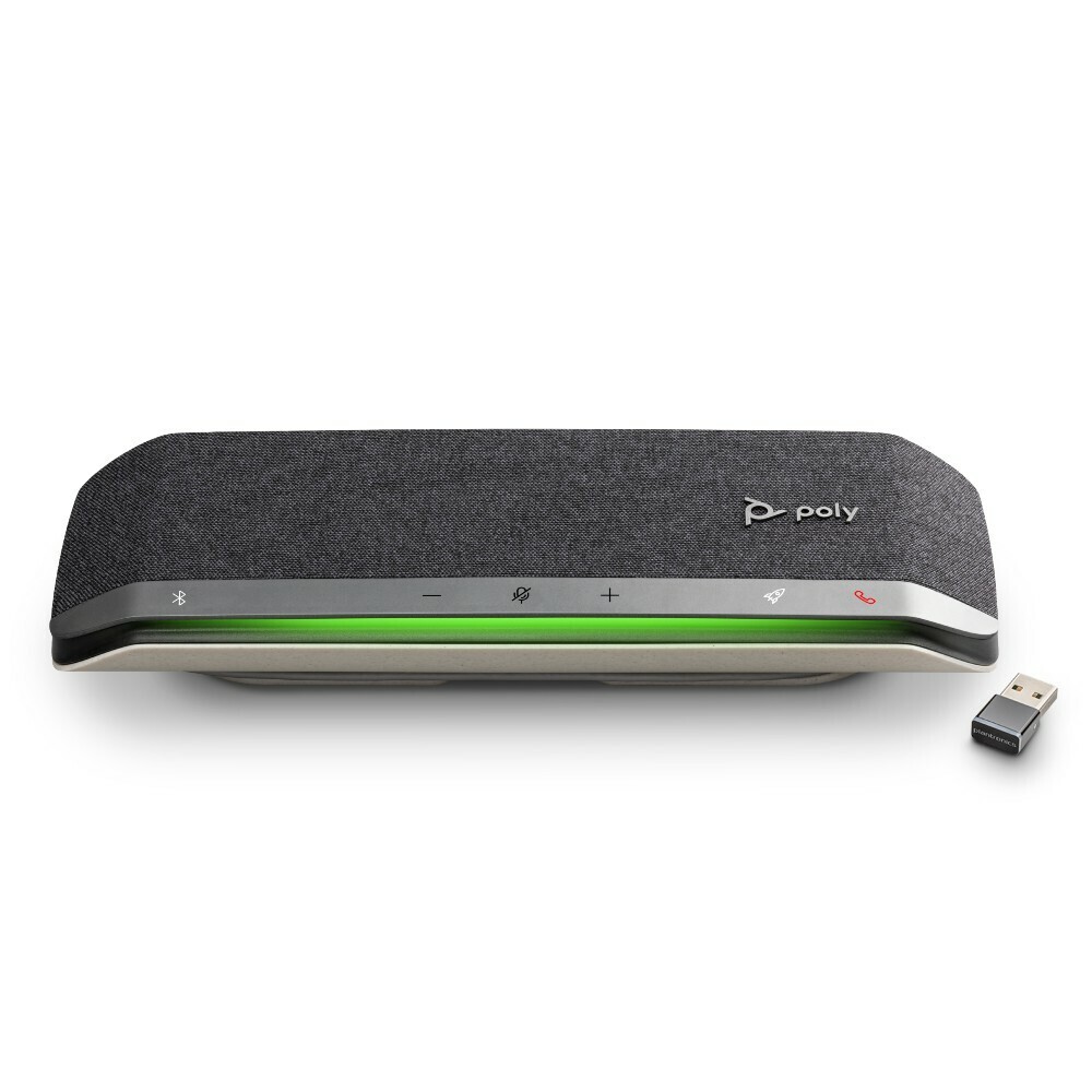 Poly Sync 40+ Smart Wireless Conference Speakerphone, With BT600 ...