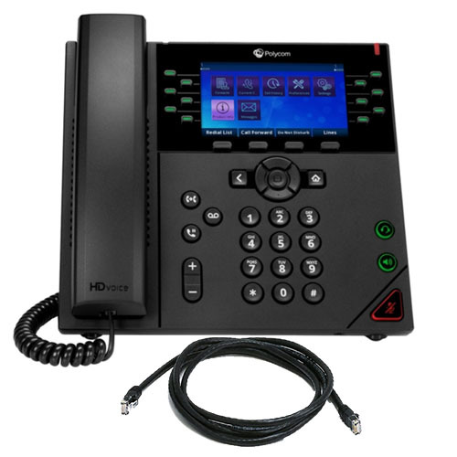 POLY/POLYCOM/PLANTRONICS VVX 450 OBi Edition IP Phone 2200-48842-025 ...