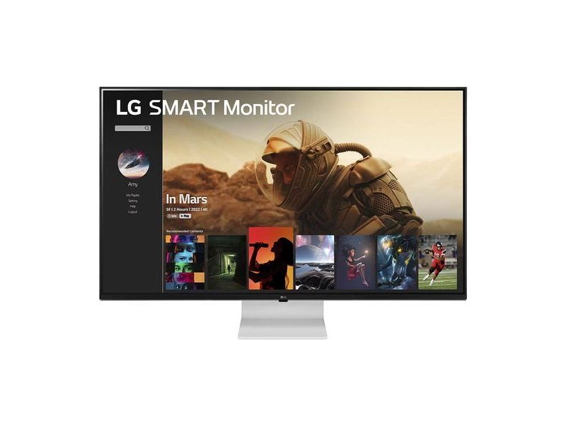 LG 43SQ700S-W 43" 4K IPS Smart Monitor with webOS |DeviceDeal