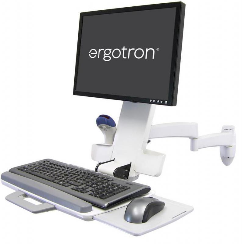 Ergotron 45-230-216 200 Series Combo Arm Keyboard Monitor Mount |DeviceDeal