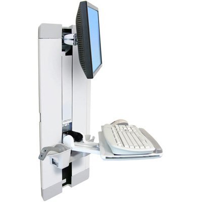 Ergotron StyleView® Vertical Lift, Patient Room (white) | DeviceDeal