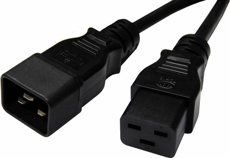 Eaton 16A IEC Male to IEC Female Extension Cord 2M - 6E1623 6E1623