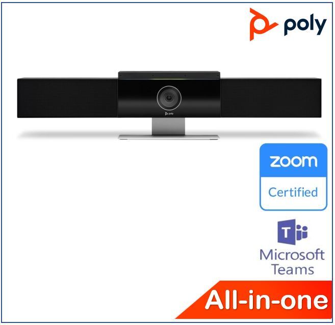 Poly Studio P009, All-in-one USB Videobar for small room, Teams and Zoom certified | DeviceDeal