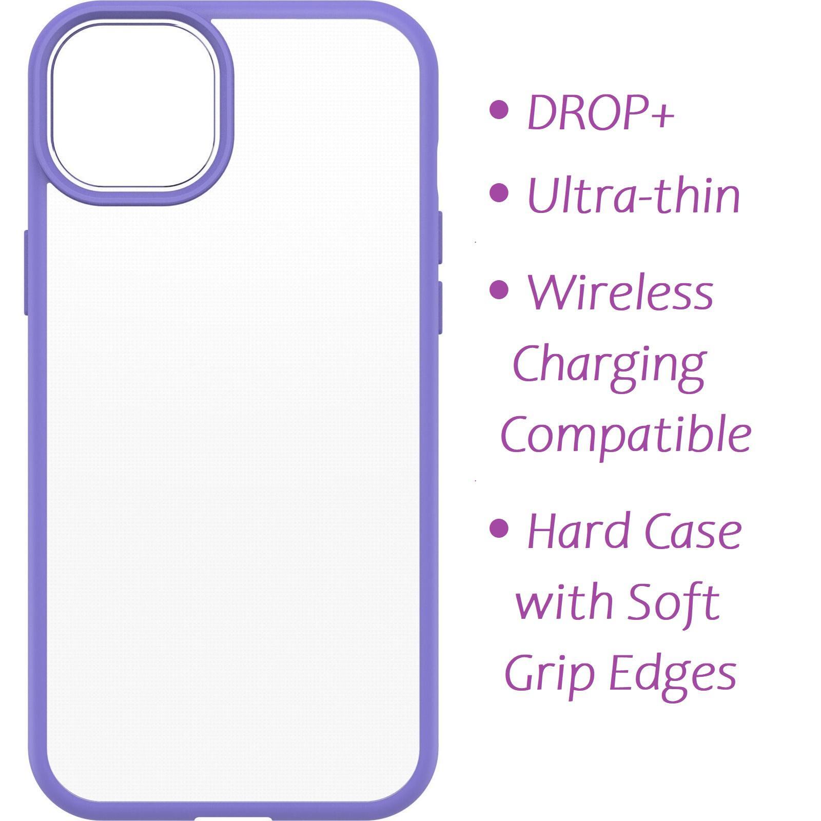 OtterBox Apple iPhone 14 Plus React Series Antimicrobial Case - Purplexing (Purple) (77-88878) |Devi