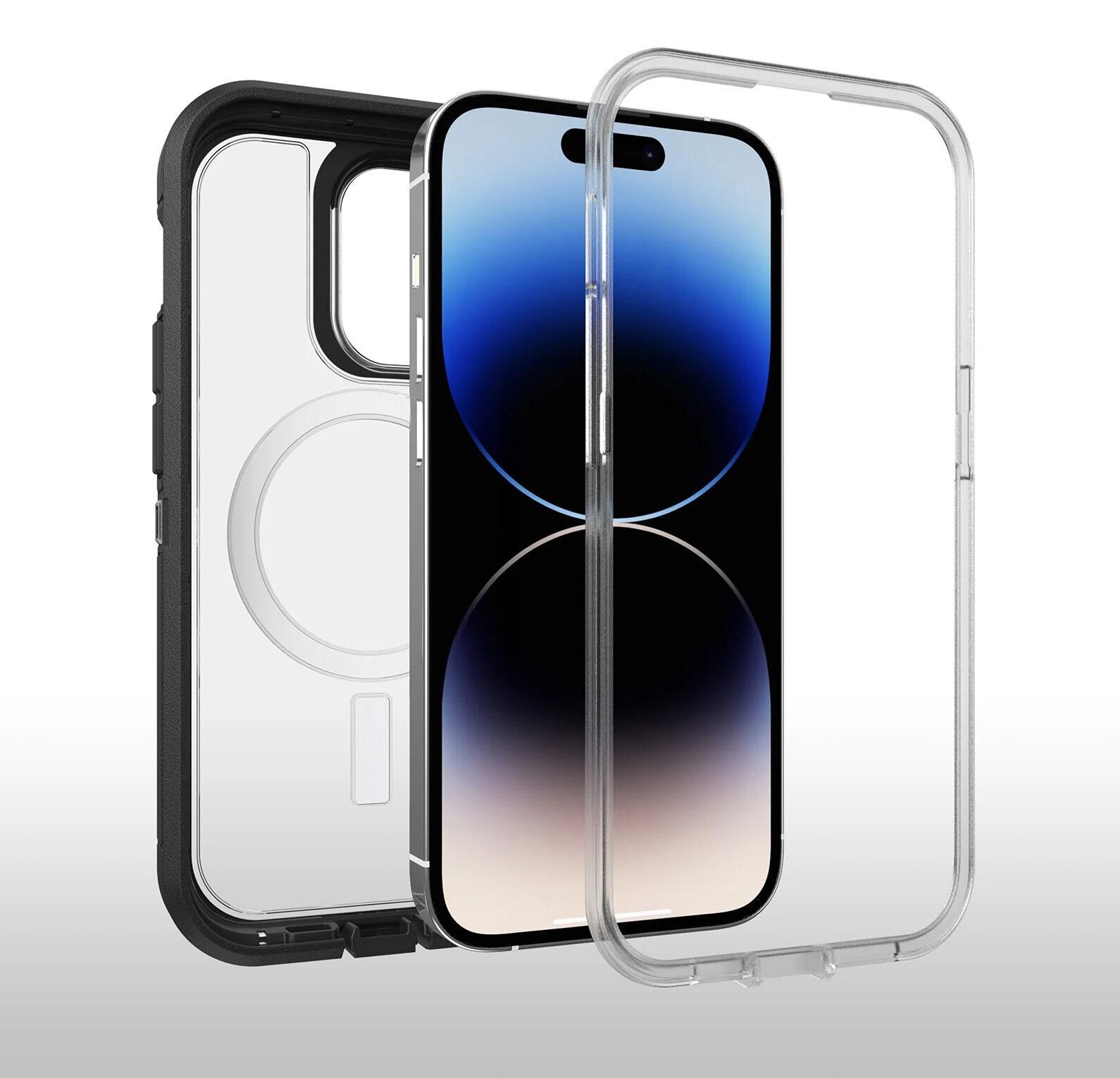 OtterBox Apple iPhone 14 Pro Defender Series XT Clear Case with MagSafe ...