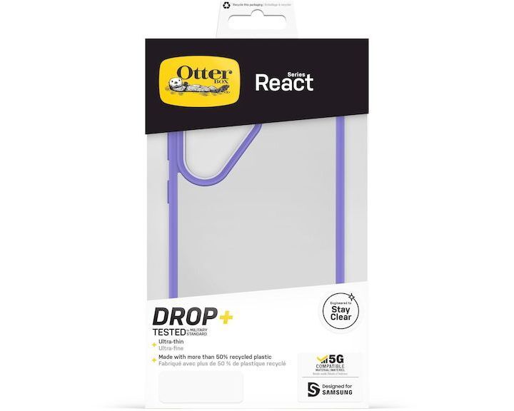 OtterBox Samsung Galaxy S23 Ultra React Series Case - Purplexing (Purple) (77-91323) |DeviceDeal