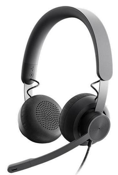Logitech Zone Wired USB Headset - Black, 40mm Drivers, USB-C Connector |DeviceDeal