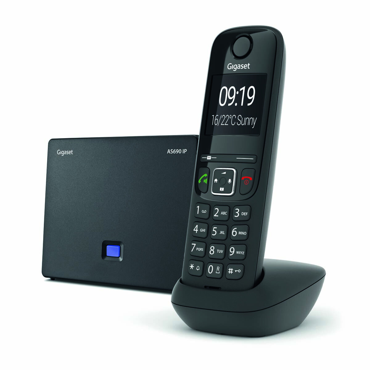 Siemens Gigaset AS690IP Cordless VoIP and Analog Phone | DeviceDeal